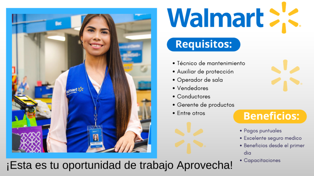 WALMART - Busca nuevo personal - Portal Laboral